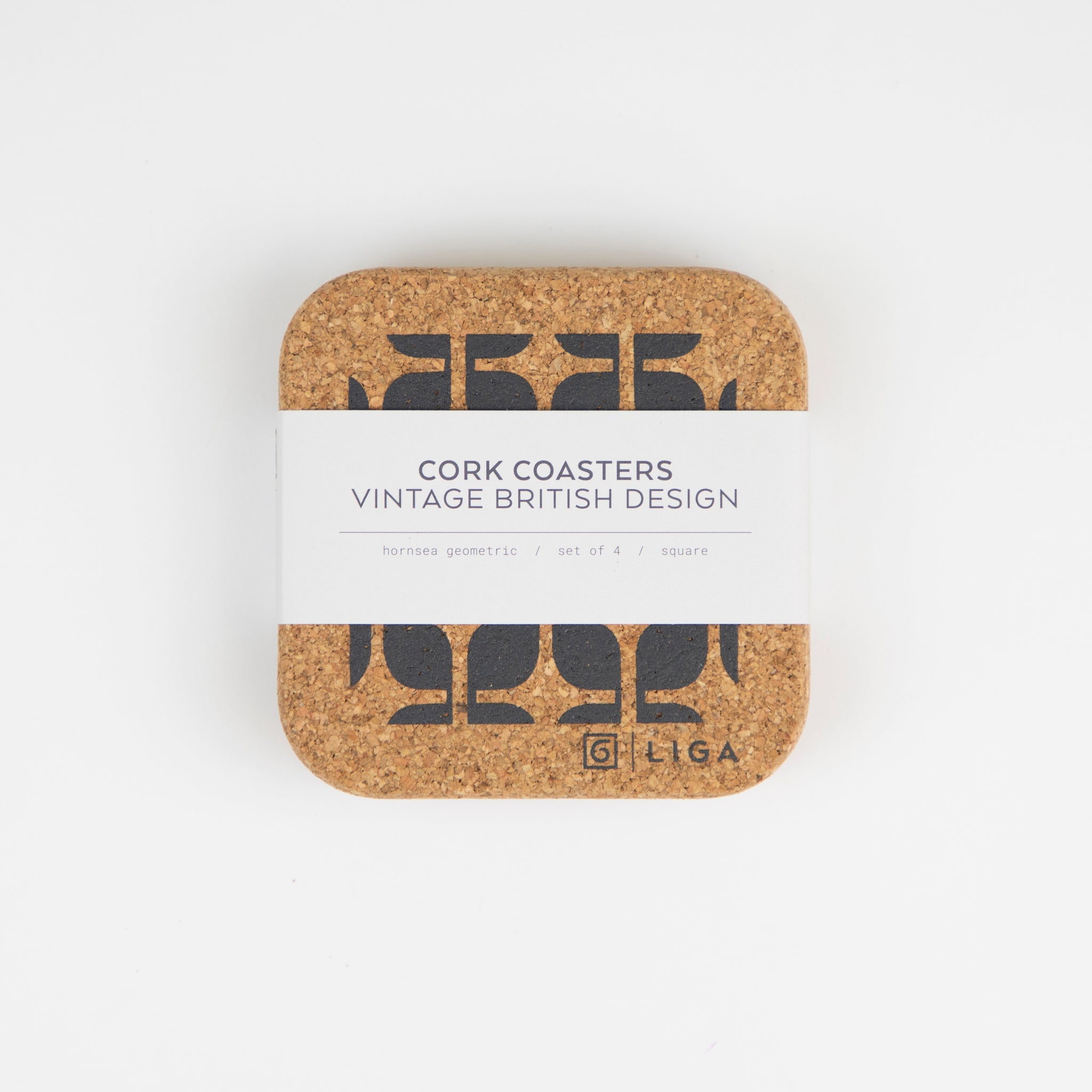 Hornsea Cork Coasters | Geometric – LIGA Eco Store